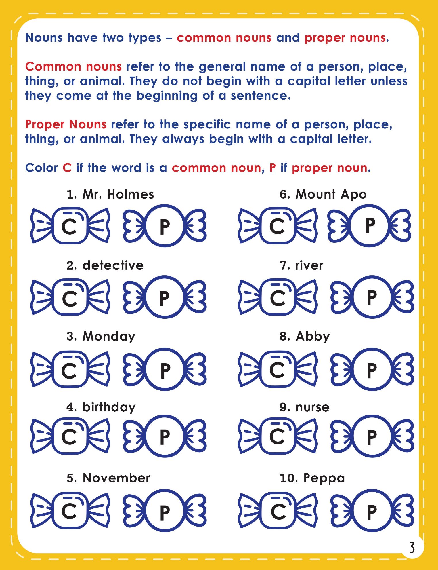 Learning is Fun. SMART KIDS SIMPLE ENGLISH-NOUNS & PRONOUNS