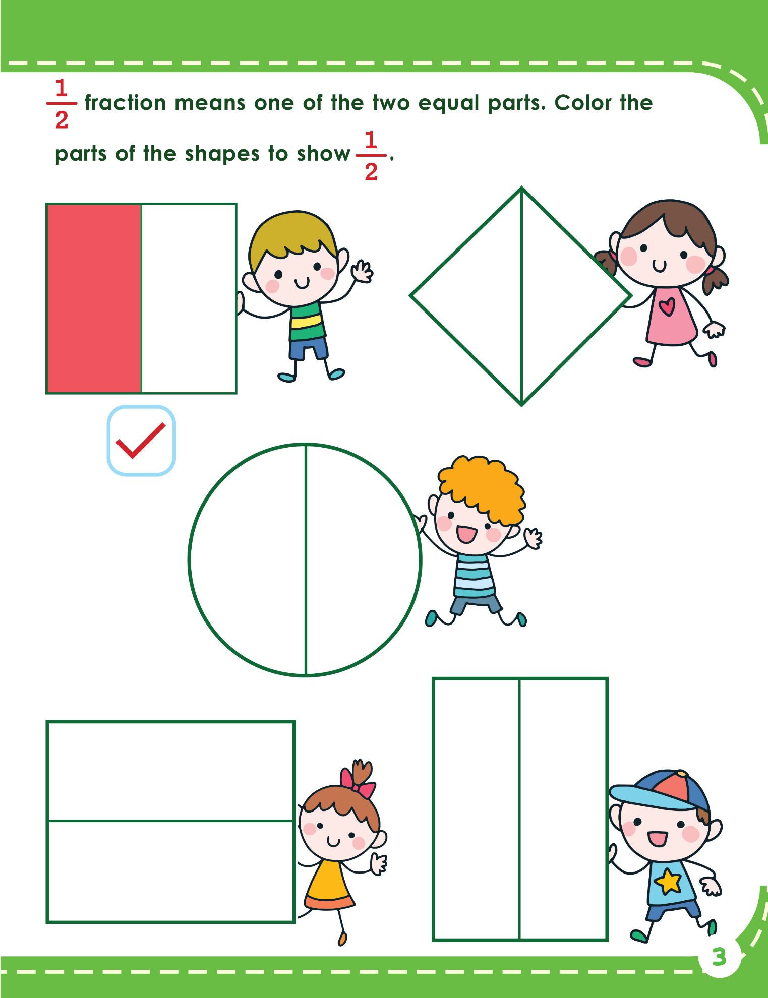 Learning is Fun. SMART KIDS SIMPLE MATHS-FRACTION