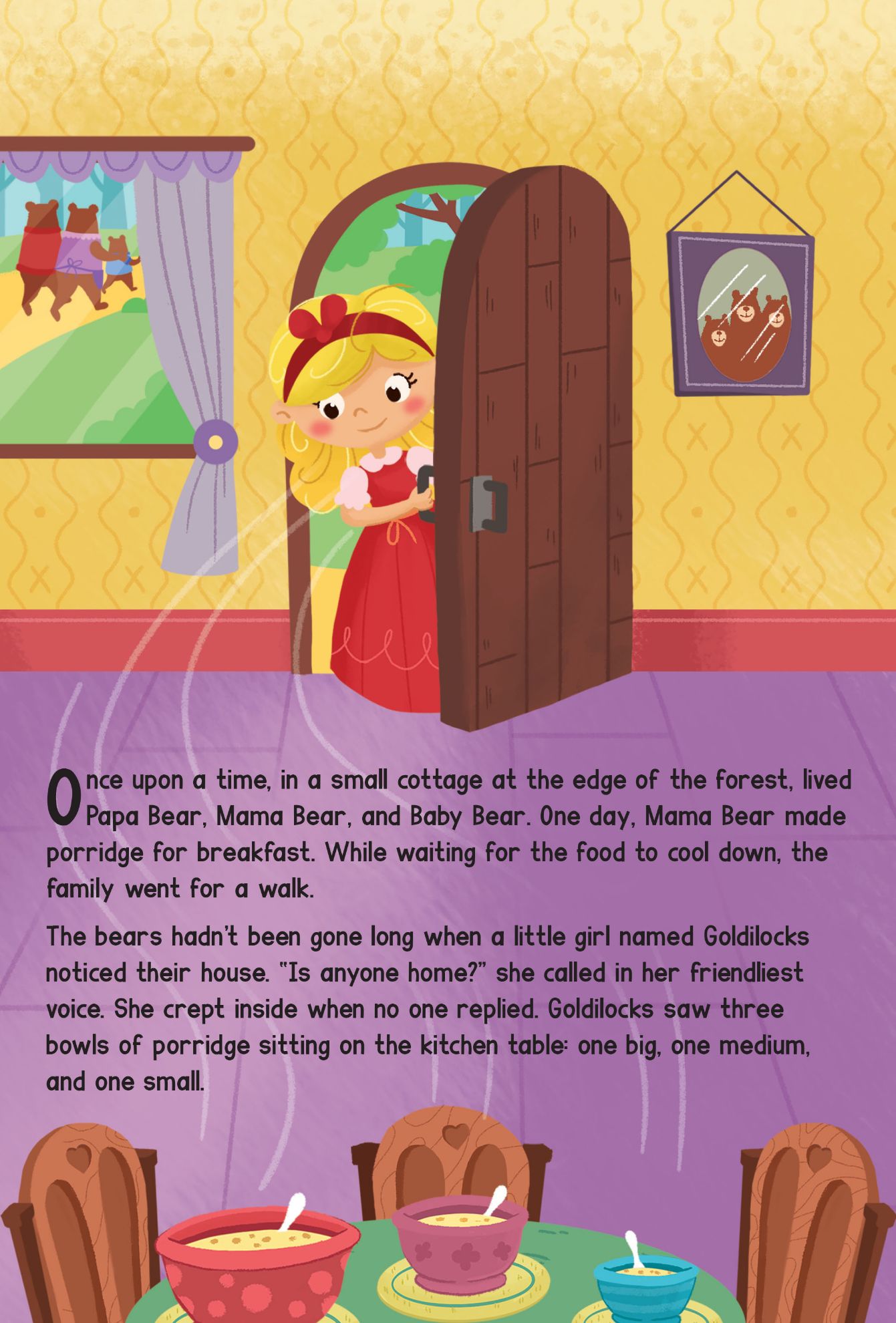 Learning is Fun. SMART BABIES FAIRY TALE POP-UP-GOLDILOCKS AND THE THREE BEARS