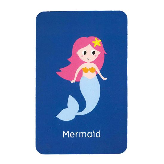 Learning is Fun. LITTLE GENIUS SNAP CARDS-MERMAID