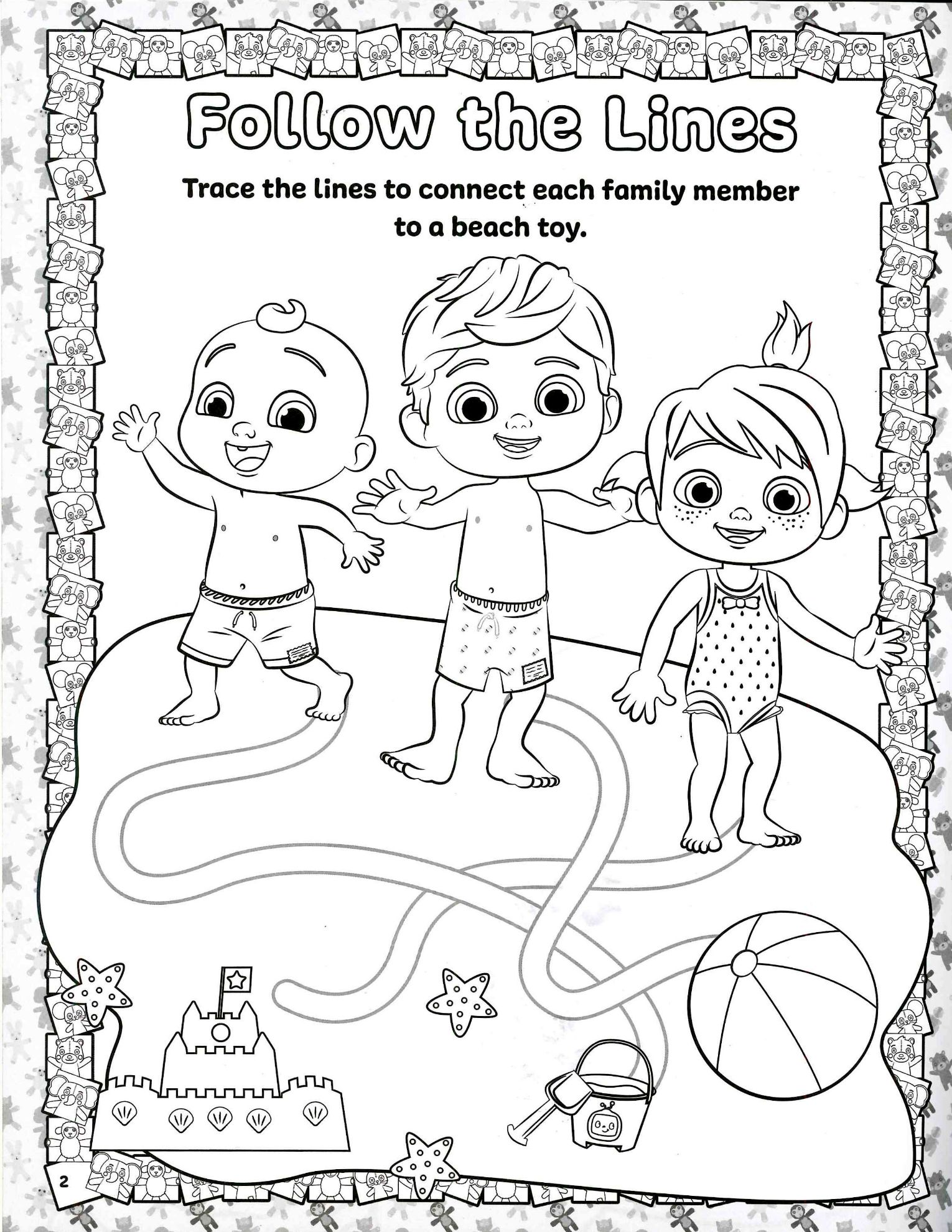 Learning is Fun. COCOMELON COLORING AND ACTIVITY BOOK