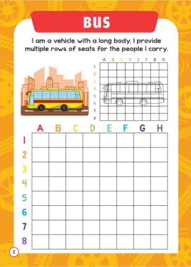 Learning is Fun. CREATIVE CHILDREN I CAN DRAW-TRANSPORTATION