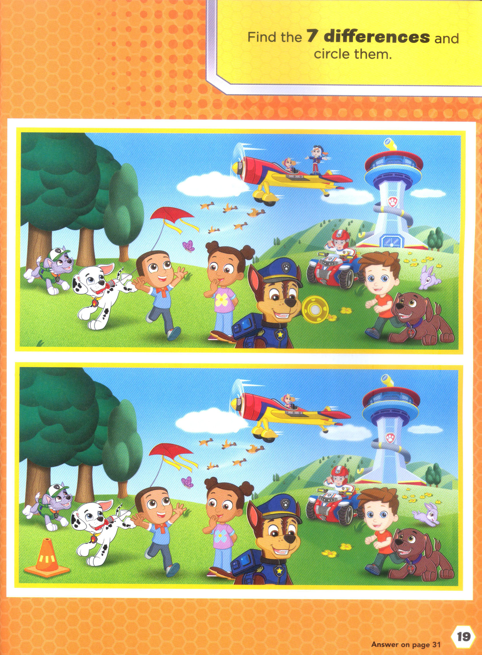 Learning is Fun. NICKELODEON SPOT THE DIFFERENCE-PAW PATROL