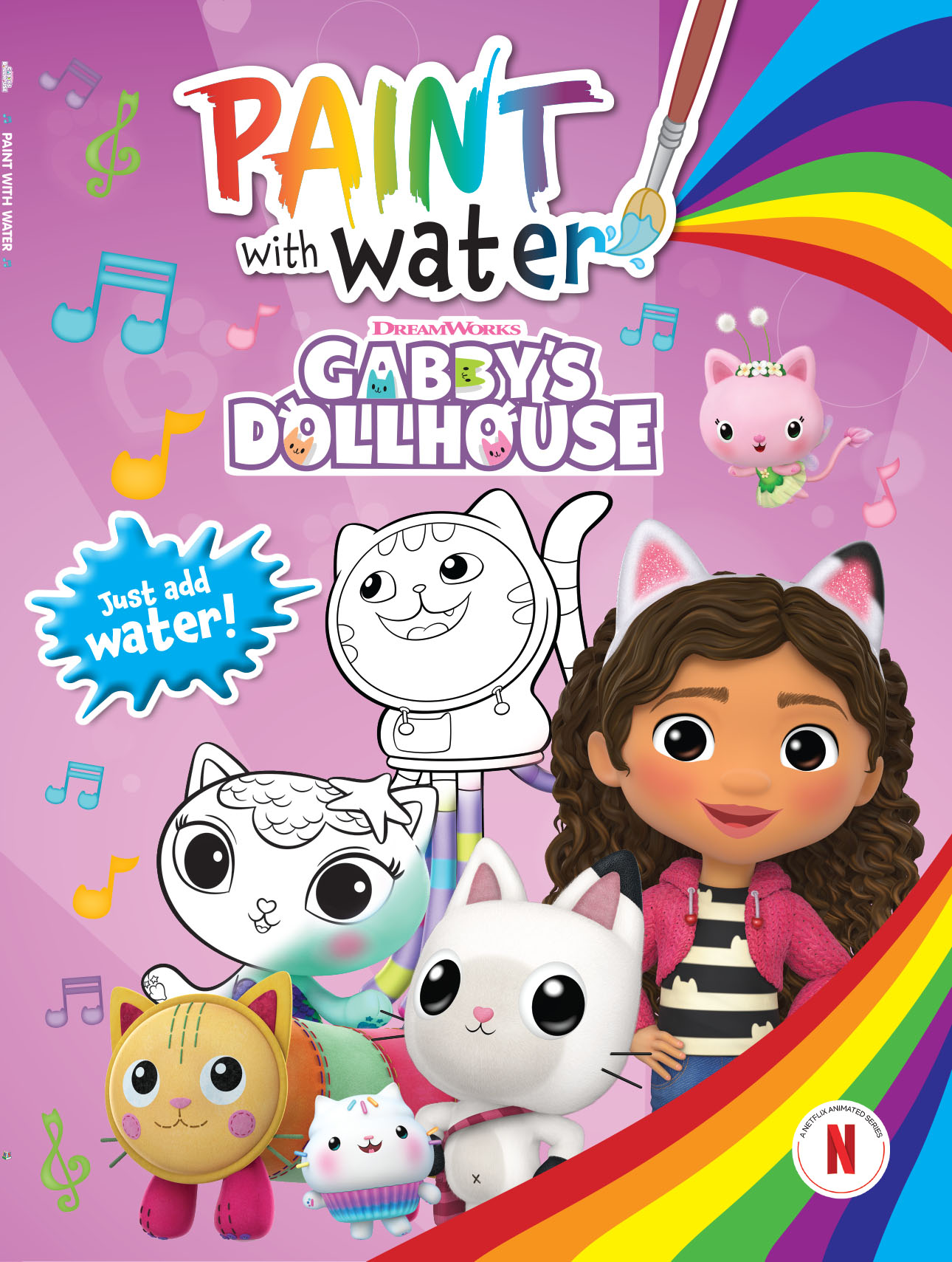 Learning is Fun. GABBY'S DOLLHOUSE PAINT WITH WATER