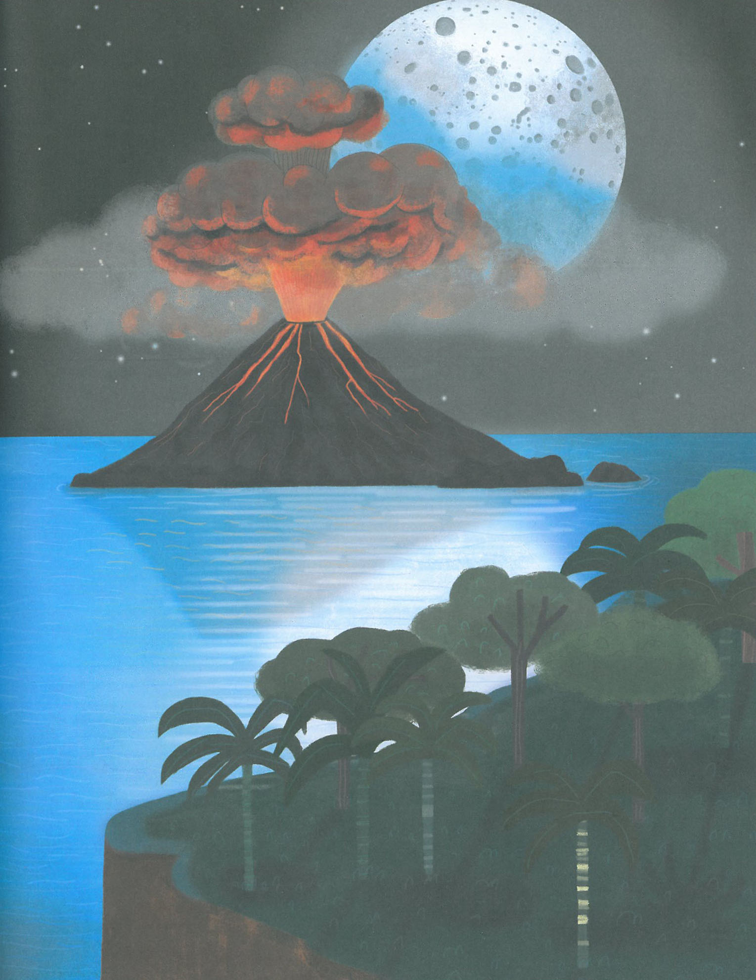 Learning is Fun. THE BIG QUESTIONS ANSWERED-CAN VOLCANOES TURN THE MOON ...