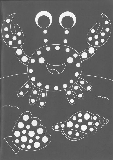 Learning is Fun. NEON STICKER DOTS-OCEAN WORLD