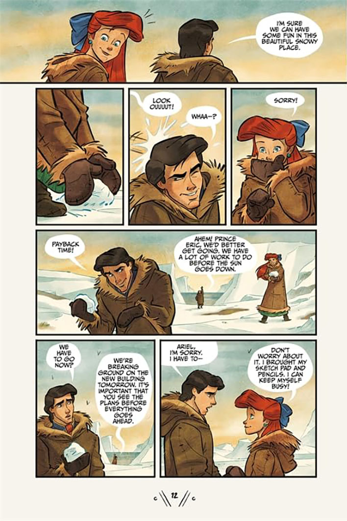 Learning is Fun. DISNEY GRAPHIC NOVEL-THE CURSE OF THE SEA WITCHES