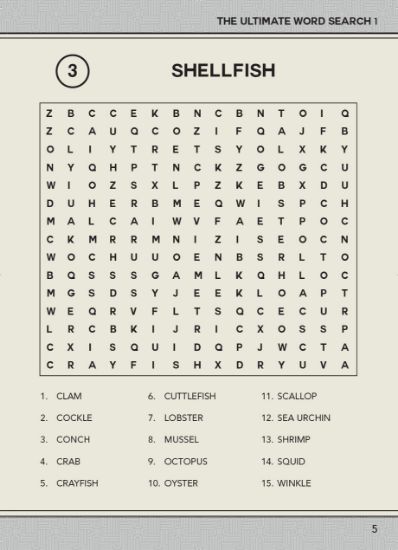 Learning is Fun. THE ULTIMATE WORD SEARCH PUZZLE BOOK 1