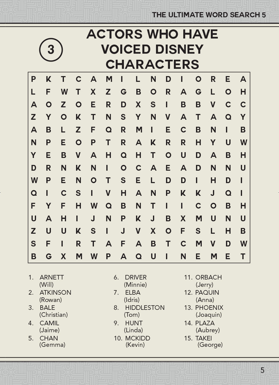 Learning is Fun. THE ULTIMATE WORD SEARCH PUZZLE BOOK 5